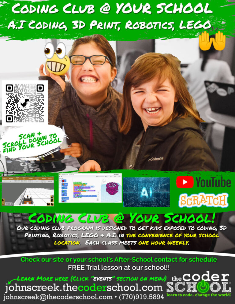 AI Coding Club; LEGO Robotics - Amana Academy North Fulton